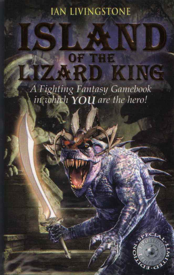 MALthus Dire's Fighting Fantasy Page: #7: Island Of The Lizard King