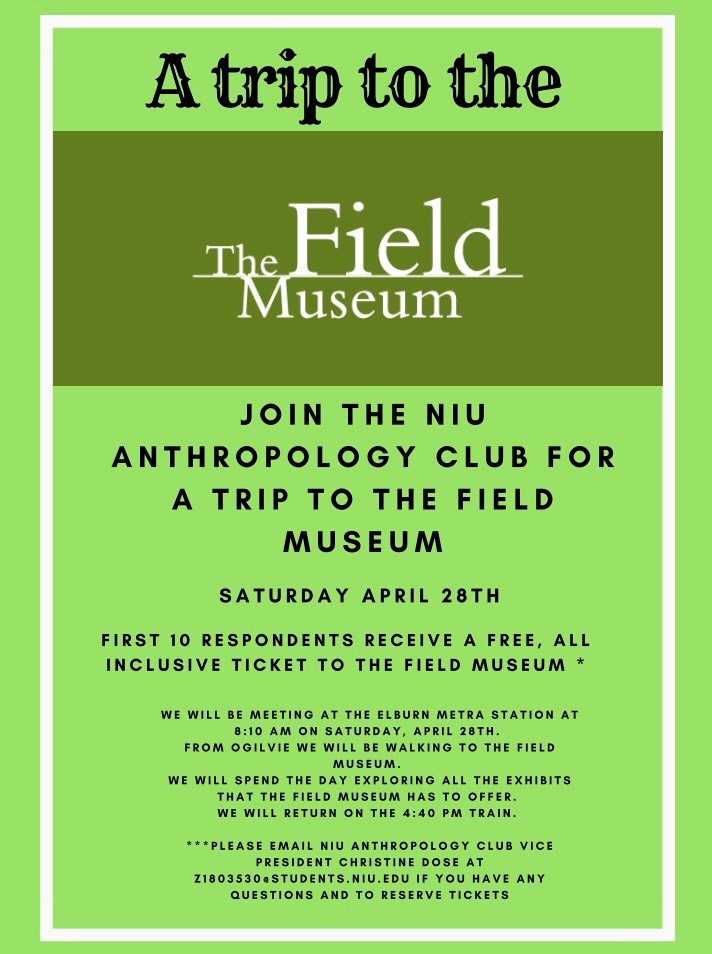 Environmental Studies Student News: Trip to Field Museum