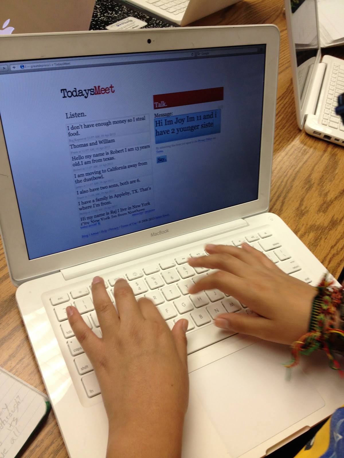 Learning on the Edge: Todaysmeet: temporary chatroom for students