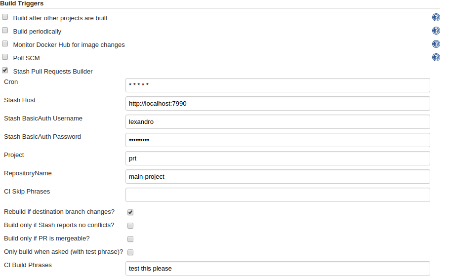 -=CodeventoR=-: Pull request build automation for Stash with Jenkins