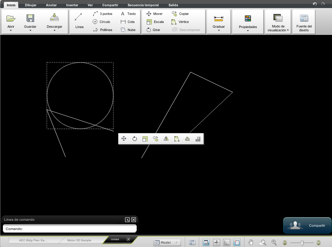 Diseño y CAD en Linux: AutoCAD WS, el poder de la nube