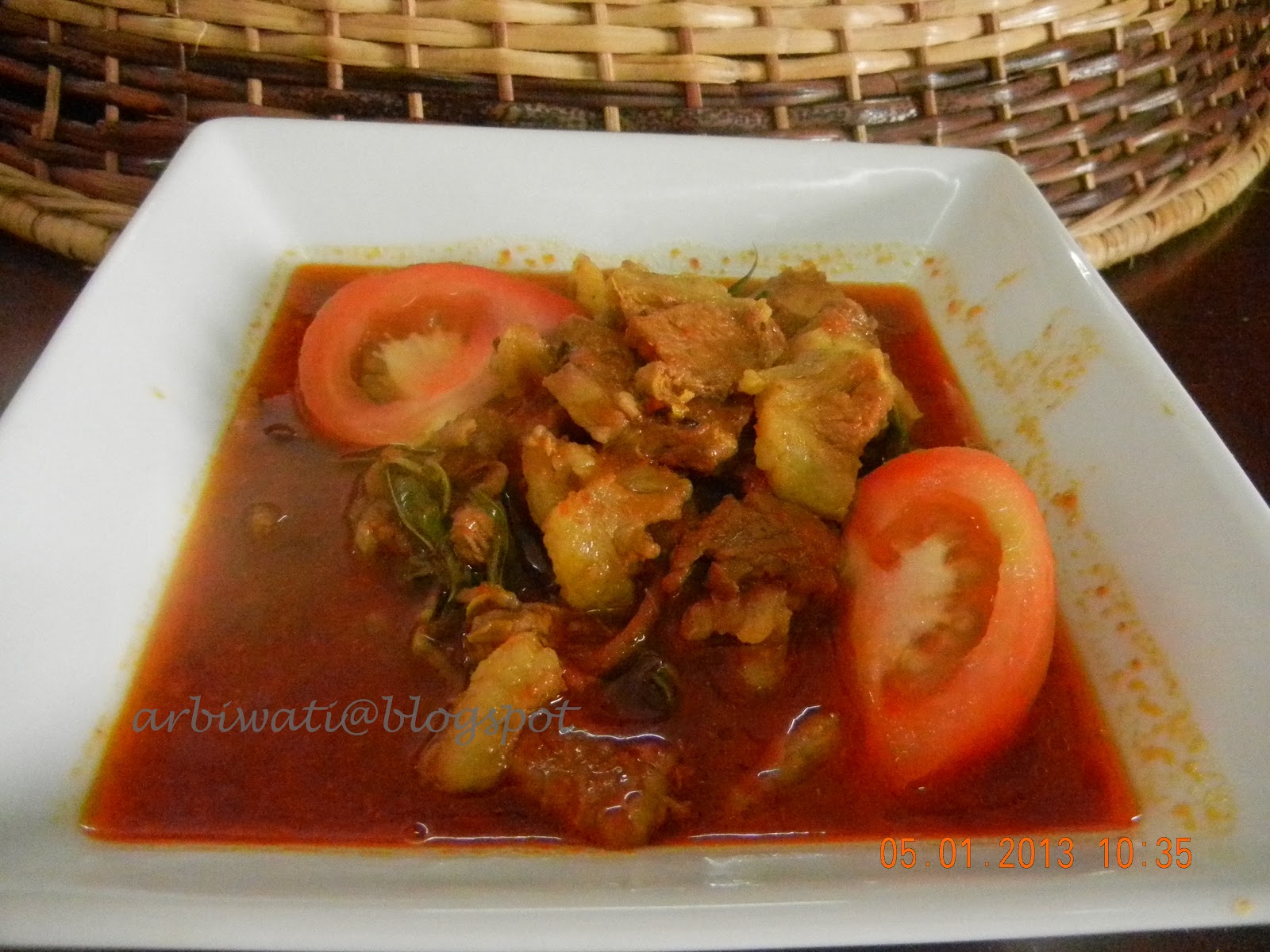 My Wonderful World of Food and Travel: Asam Pedas Daging Tetel