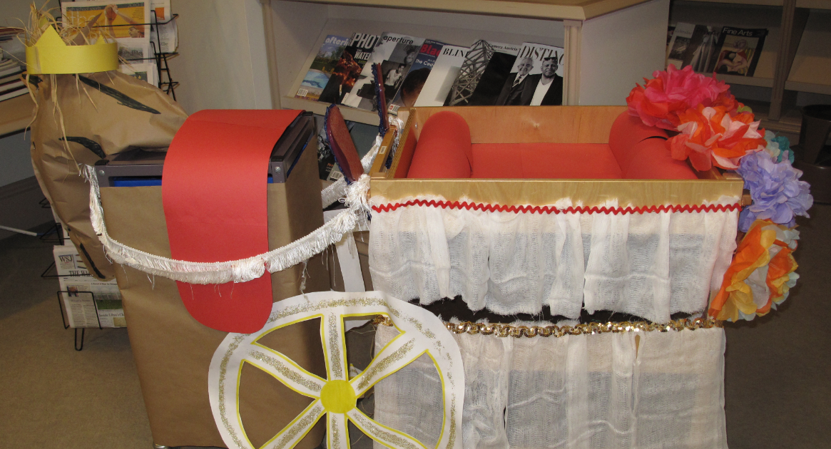 Jean Outland Chrysler Art Library Blog: 4th Annual Book Cart Decorating ...