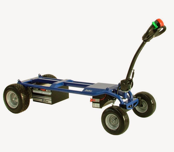 Electric flatbed carts Zallys made in Italy: Electric platform cart Zallys model JESPI L