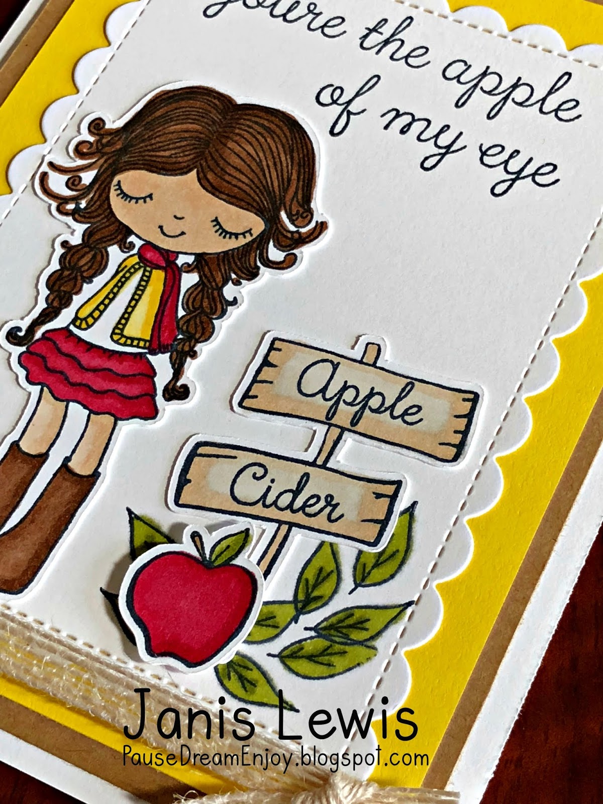 Pause Dream Enjoy: You're the Apple of my Eye