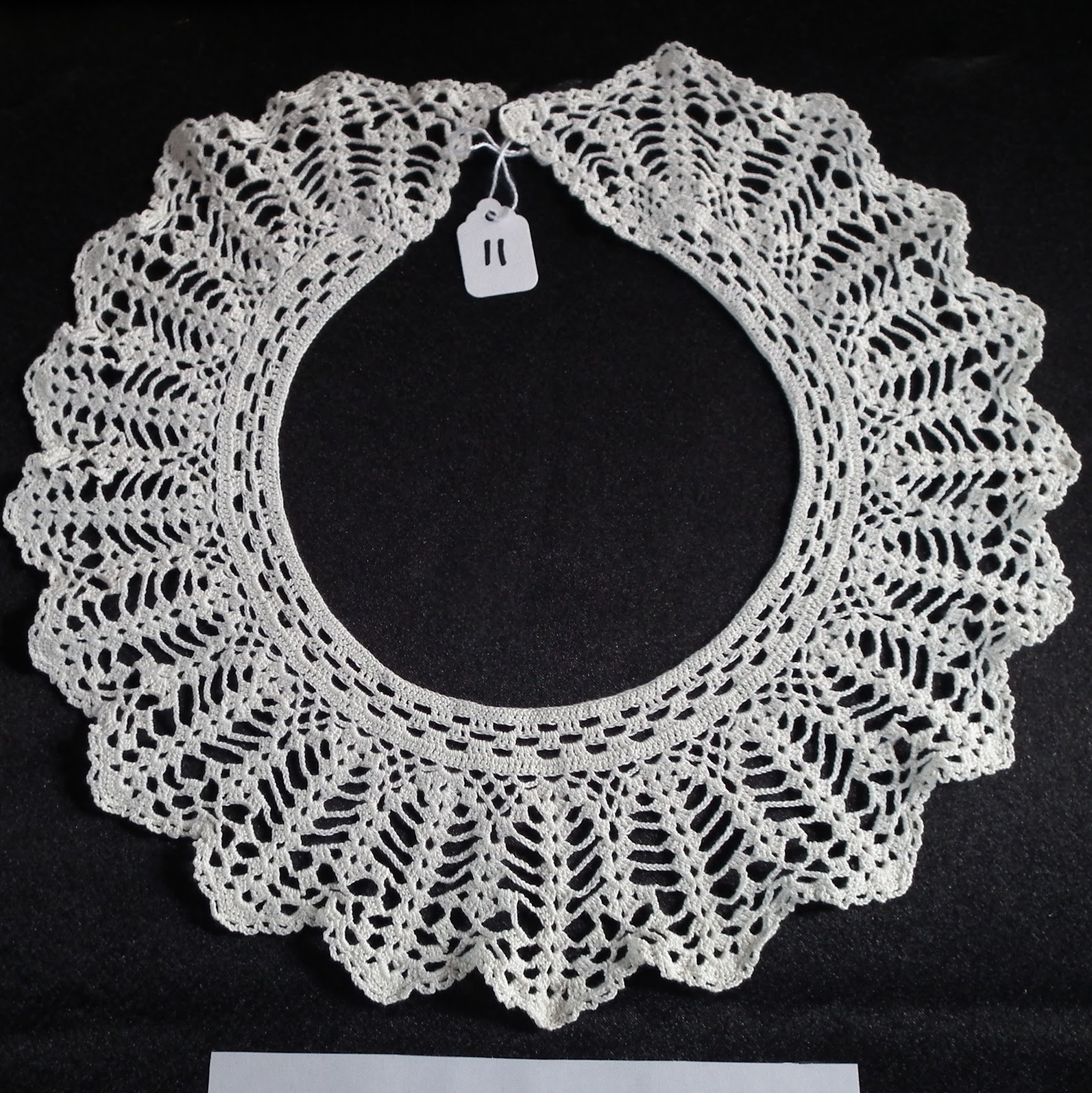 KnottedRose: Victorian Crochet Collar - Ta-da!