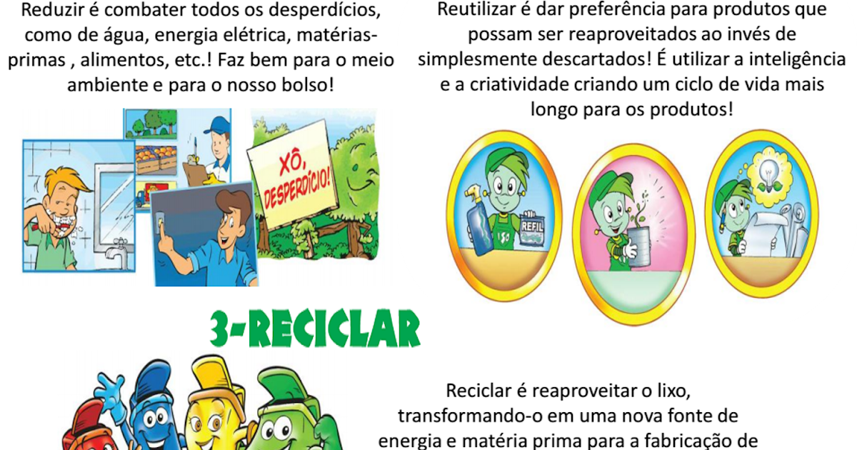 JMHP - Projetos Sociais: Meio Ambiente | 3R - Reduzir, Reutilizar e ...