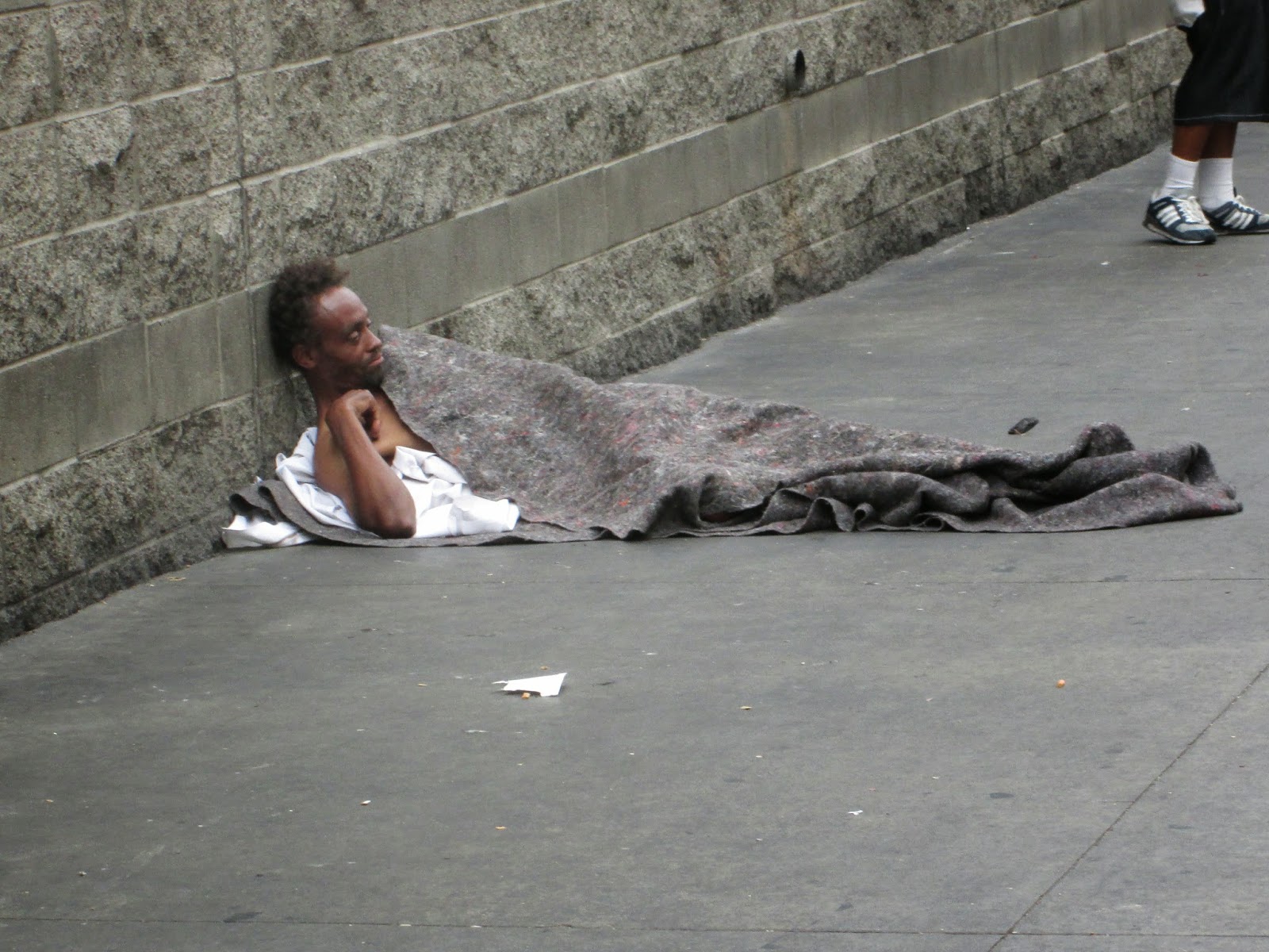 reality check: The homeless The helpless and The sick on skid row