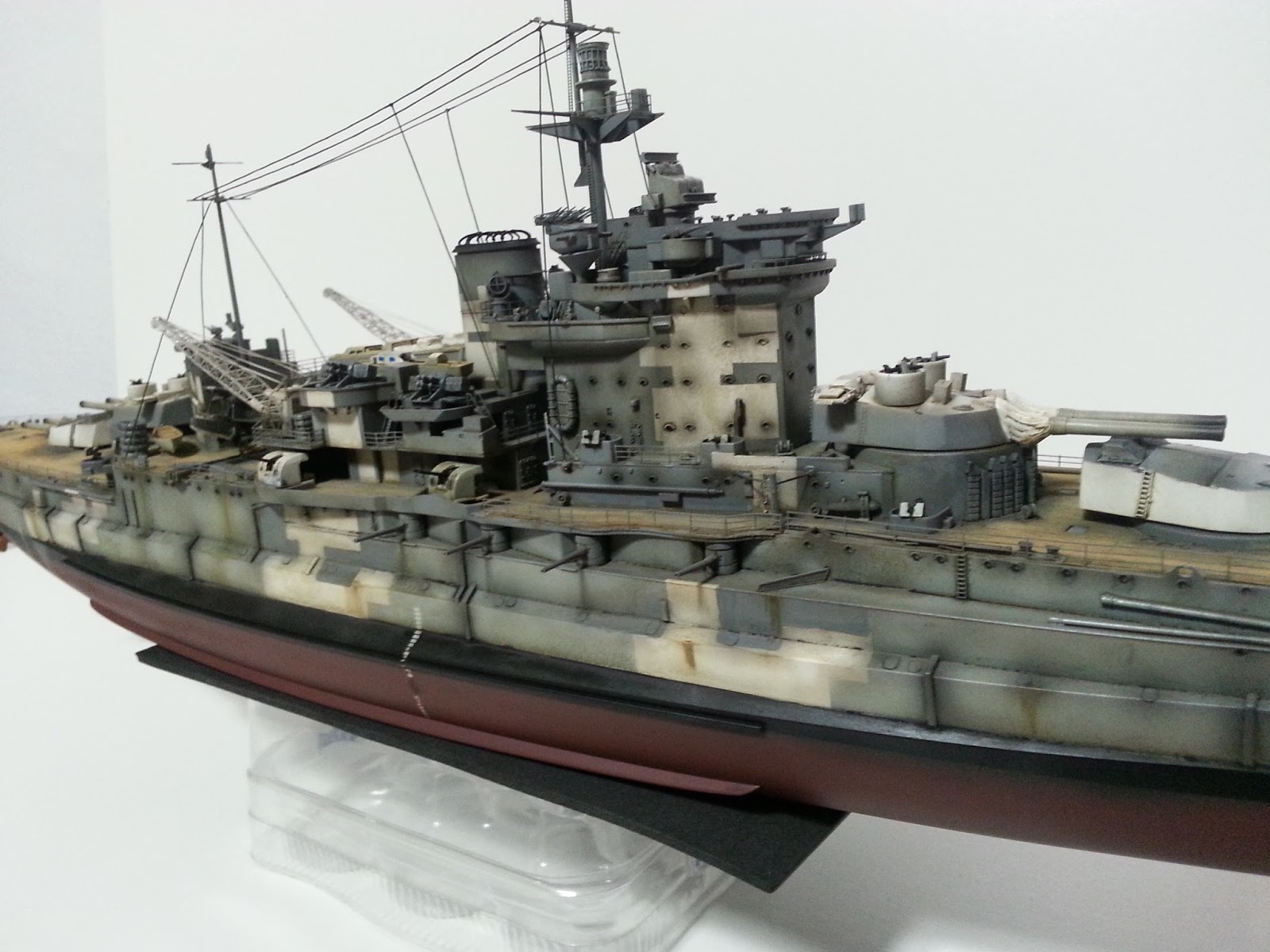Kitter's Scale Models: 1/350 Academy H.M.S Warsprite Battleship