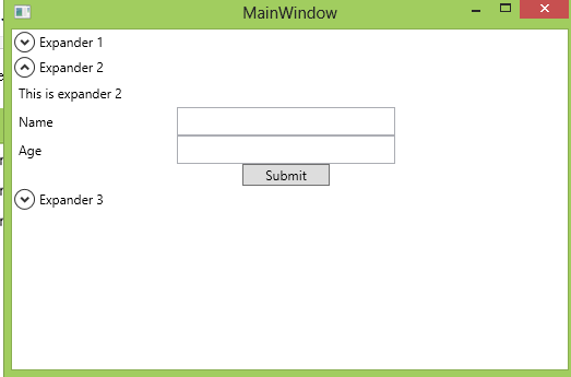 Haritha's WPF Blog: Simple WPF Expander Example