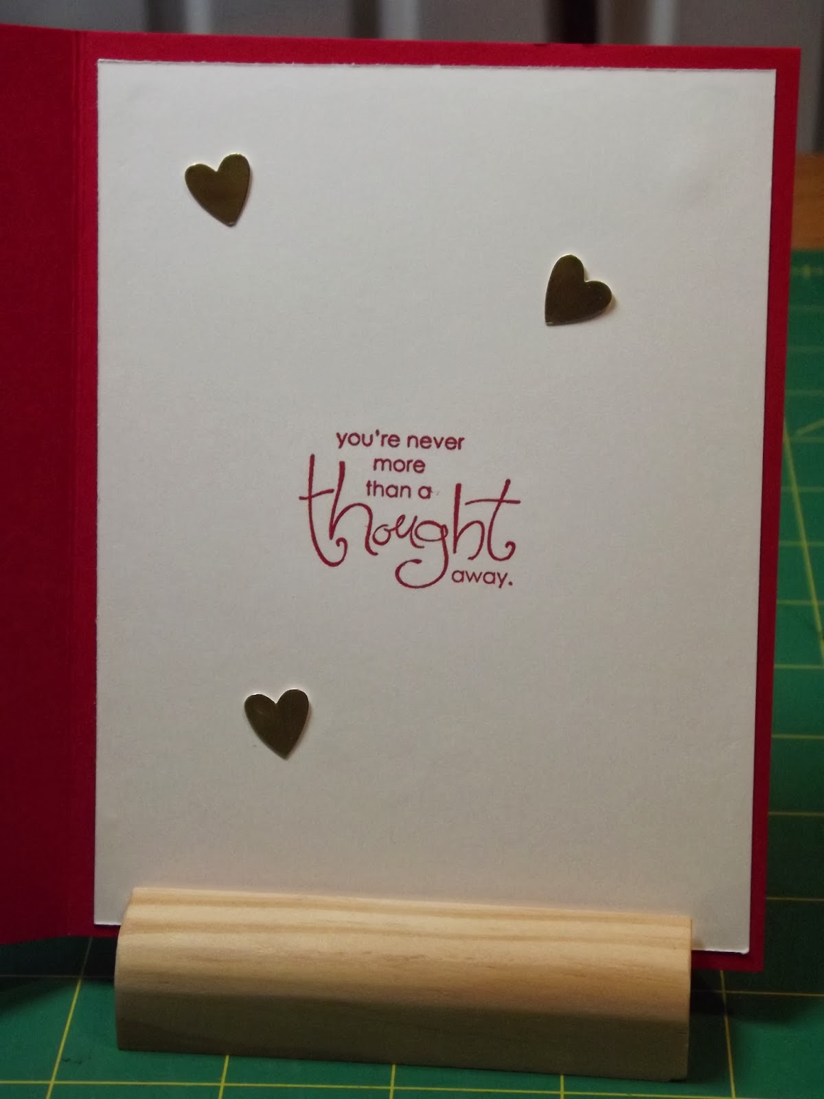 Nanny's Pansy Patch: Hanging Heart Valentine Card