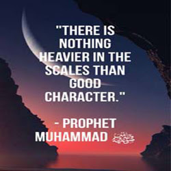 Good character Hadith - Hub Of Islamic Quotes