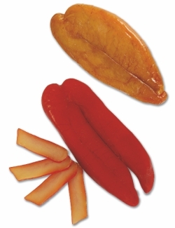 Cocinando exquisiteces: TOSTA DE GULAS CON HUEVAS DE MARUCA