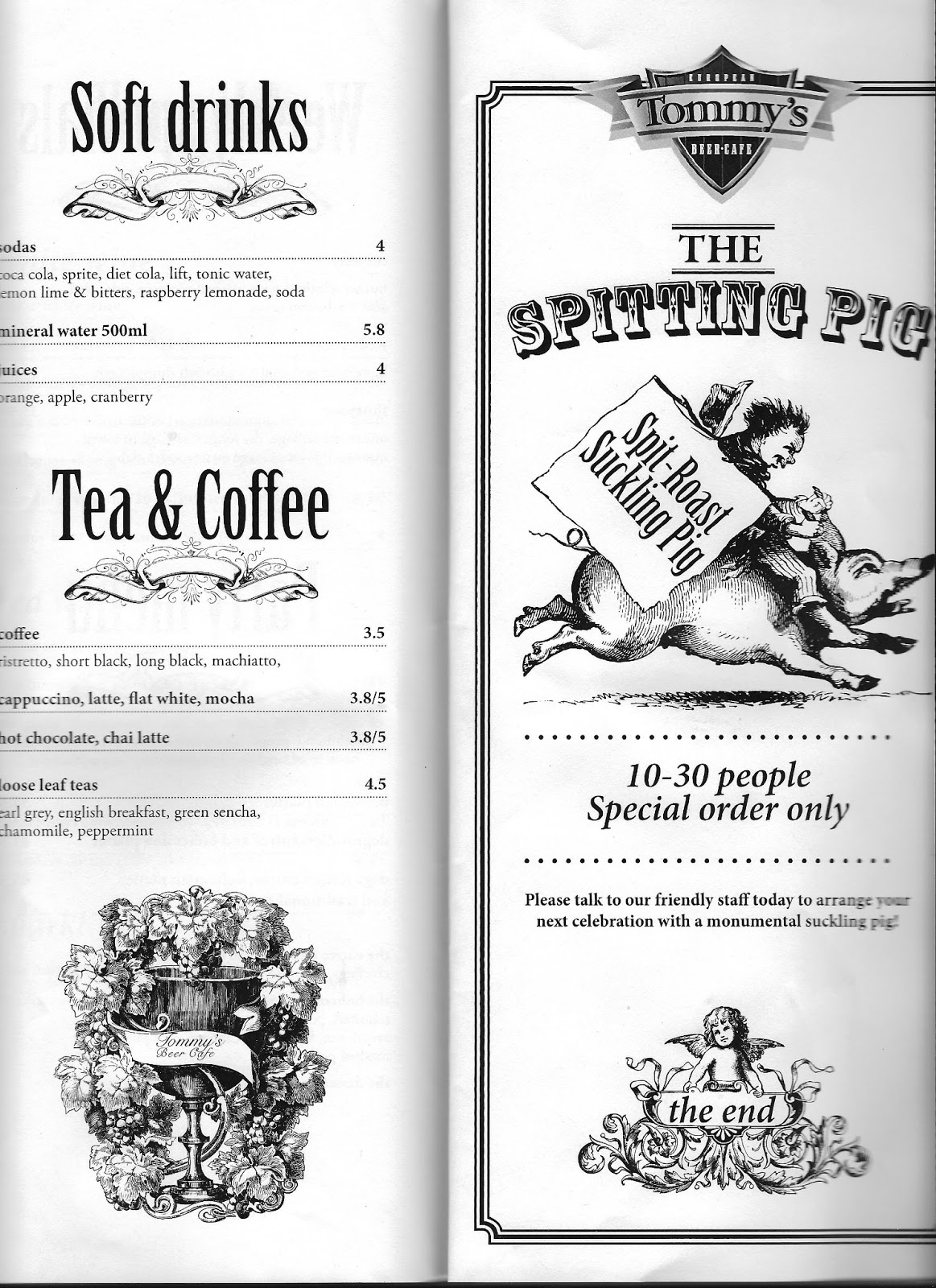 Chris Suhr's Menu Collection