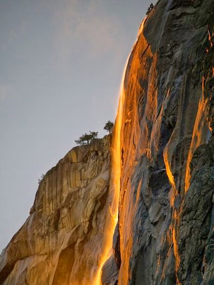 Stamp My Passport: The golden 'Firefall' - Horsetail Fall, Yosemite ...