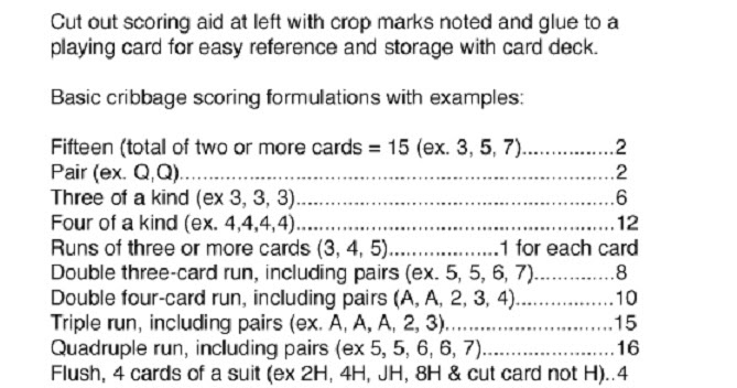 Norbert's Tutorial Blog For Technology Instructions : Cribbage