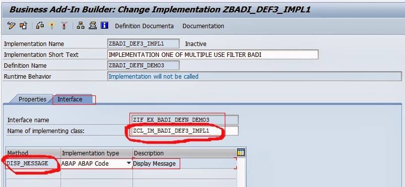 Classic BADI with Multiple Use (Multiple Implementation) with Filter ...