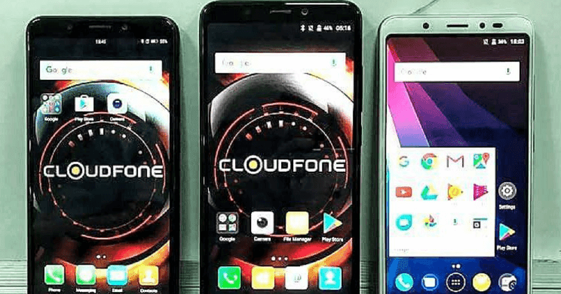 Cloudfone Teases More Smartphones With 18:9 Screen Ratio