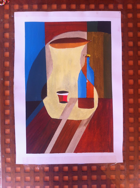 Cynthia Serna Igual: BODEGÓN CUBISTA: