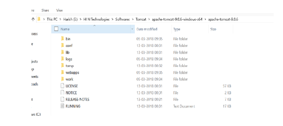 Tomcat installation on Windows