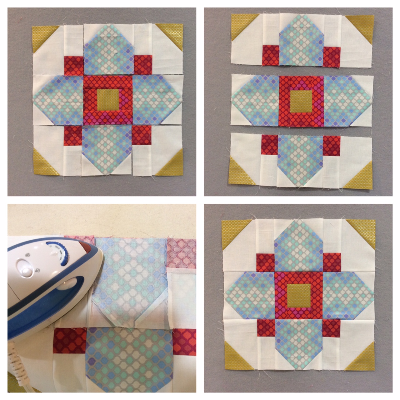 Stash Bee: July Hive 5 Quatrefoil Block for Patty