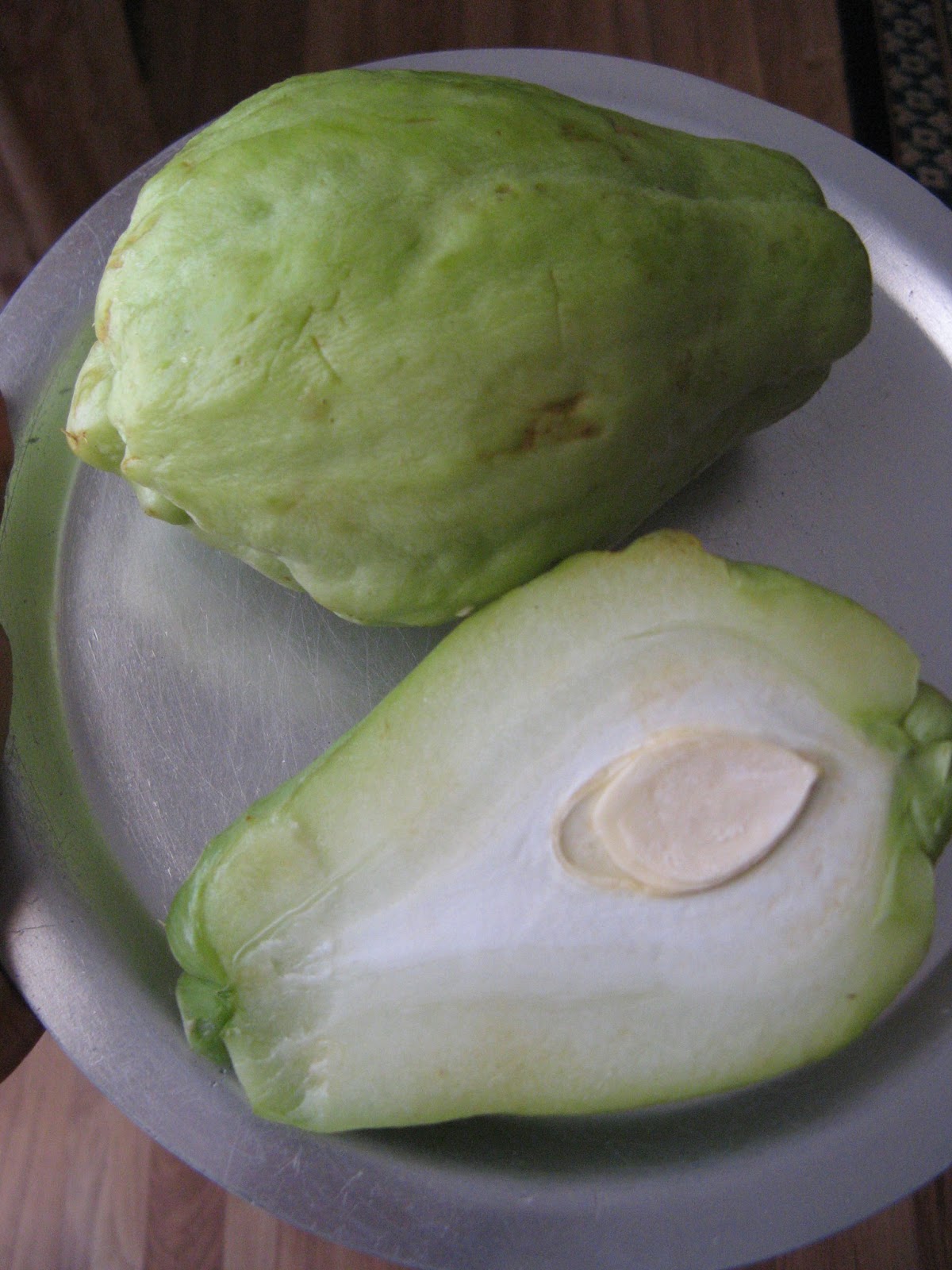 CHO CHO WITH LENTILS/ SPLIT GREEN GRAM