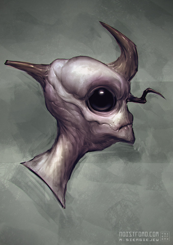 holographic_009: DailyArt: Monster-head. For: 2015-02-06