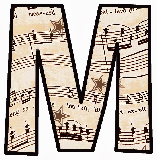 Precioso Alfabeto con Partitura Musical. - Oh my Alfabetos!