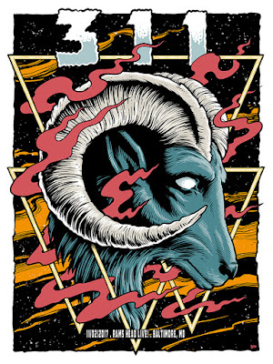 INSIDE THE ROCK POSTER FRAME BLOG: Brandon Heart 311 Baltimore Poster ...