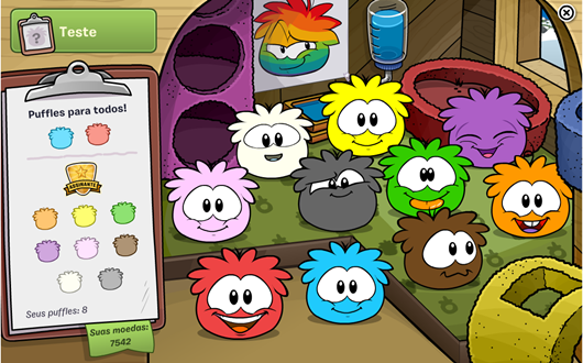 Conquistando no Club Penguin: "Adote um Puffle" atualizado!
