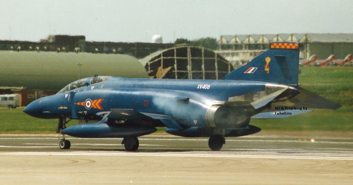 Jet & Prop by FalkeEins: Blue RAF F-4 Phantoms - XV 408, XT 899