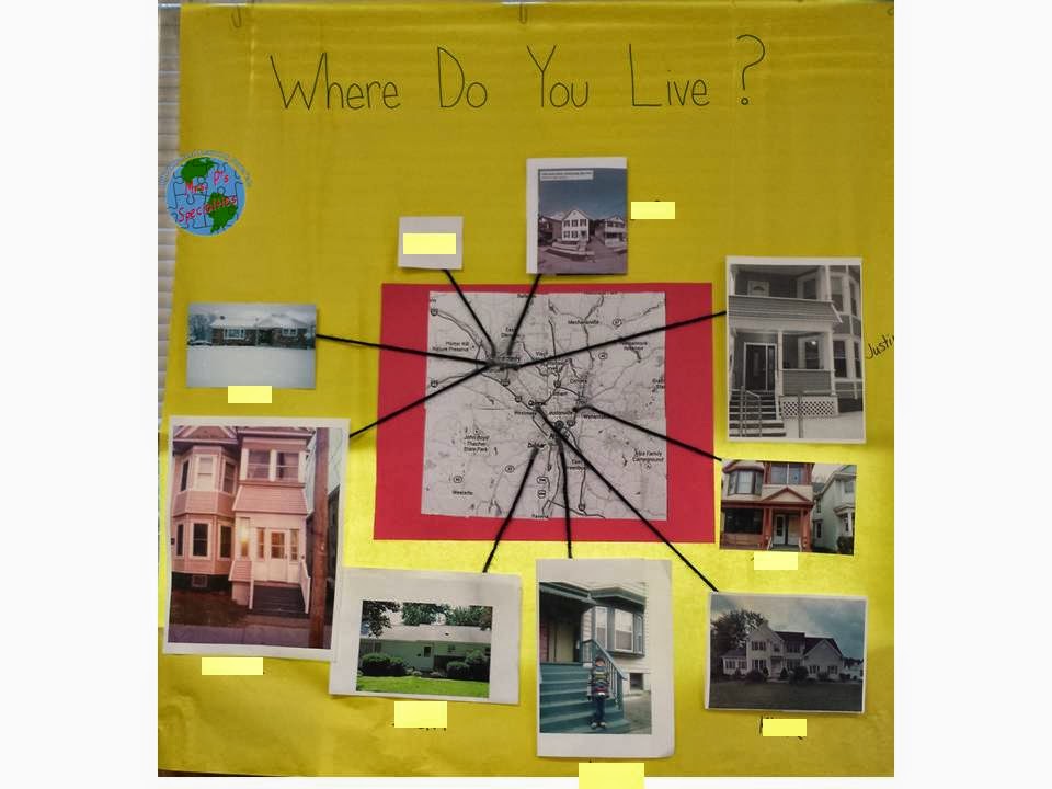 Map skills · Mrs. P's Specialties