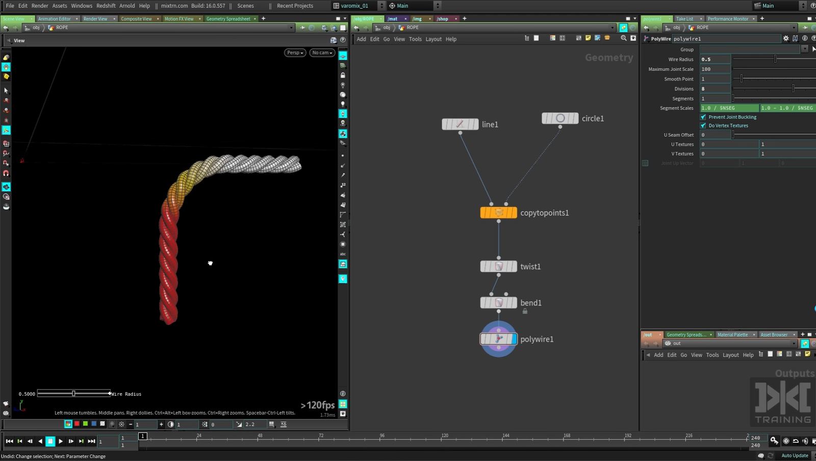 Making a Procedural Rope in Houdini | CG TUTORIAL