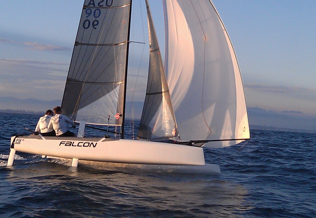 Falcon F18: Images from Long Beach | Catamaran Racing, News & Design