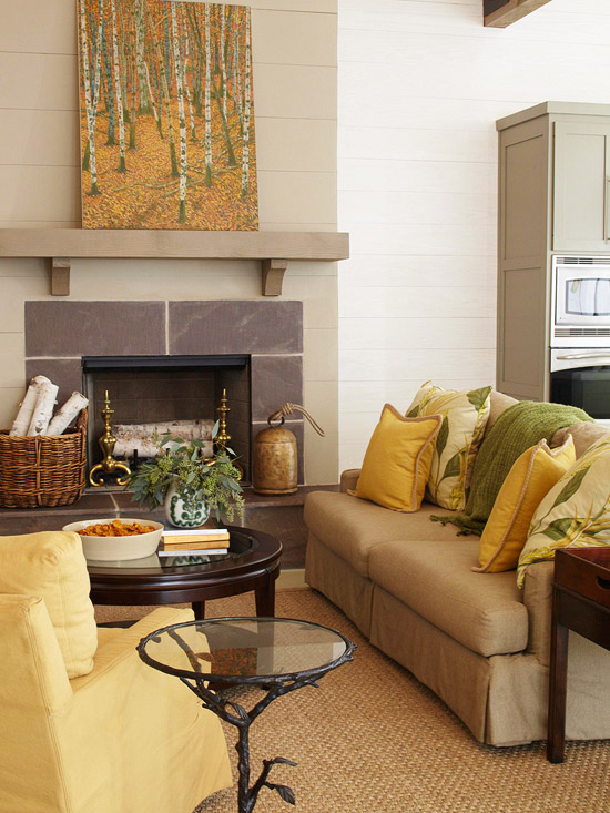 New Home Interior Design: Yellow Color Schemes