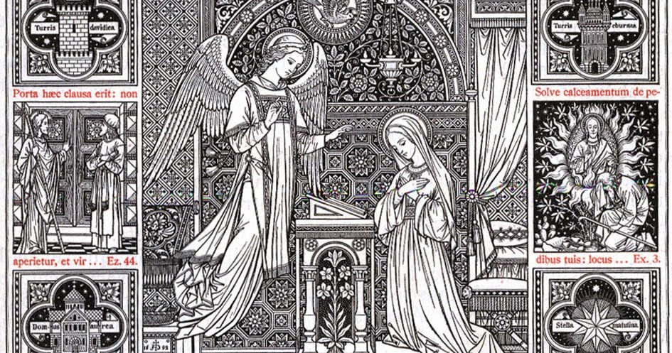 Scuola Ecclesia Mater: “Ecce ancílla Dómini, fiat mihi secúndum verbum ...