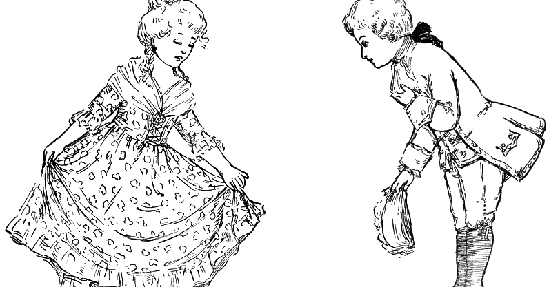 Crayon Palace: Color a Curtsy and a Bow