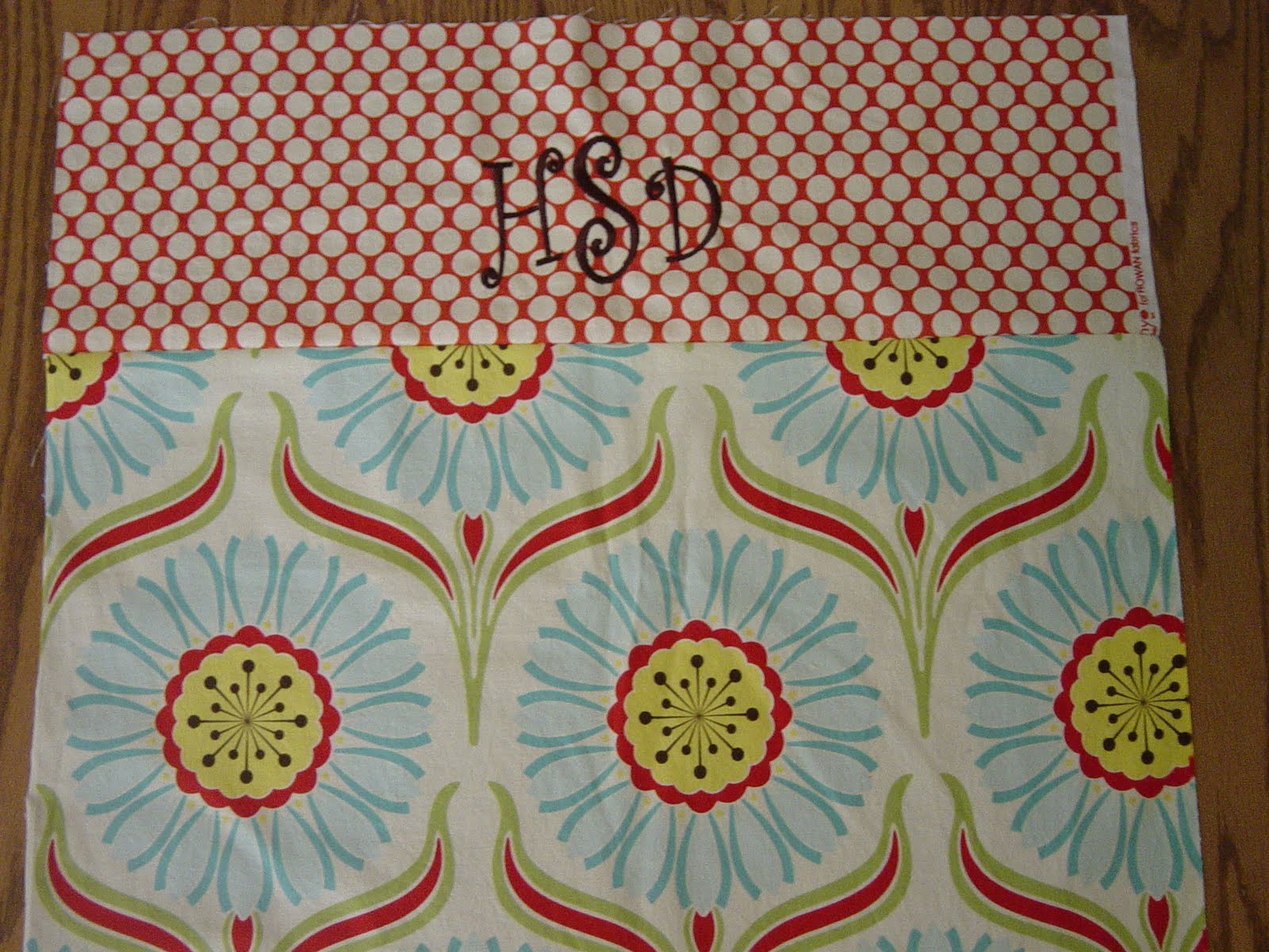 The Curly Threads Collection: Monogrammed Bulletin Board Covers