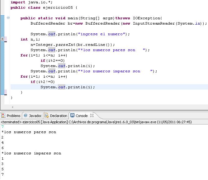 APRENDE: CODIGOS JAVA