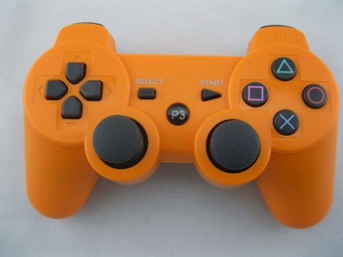 Six-Axis DualShock Wireless Controller for PlayStation 3 (orange ...