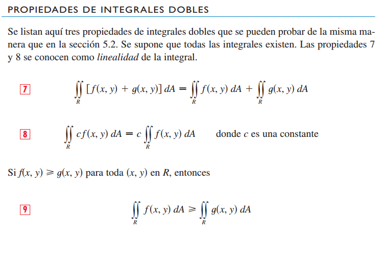 Calculo Vectorial: Clase #24 - #25: integrales Dobles