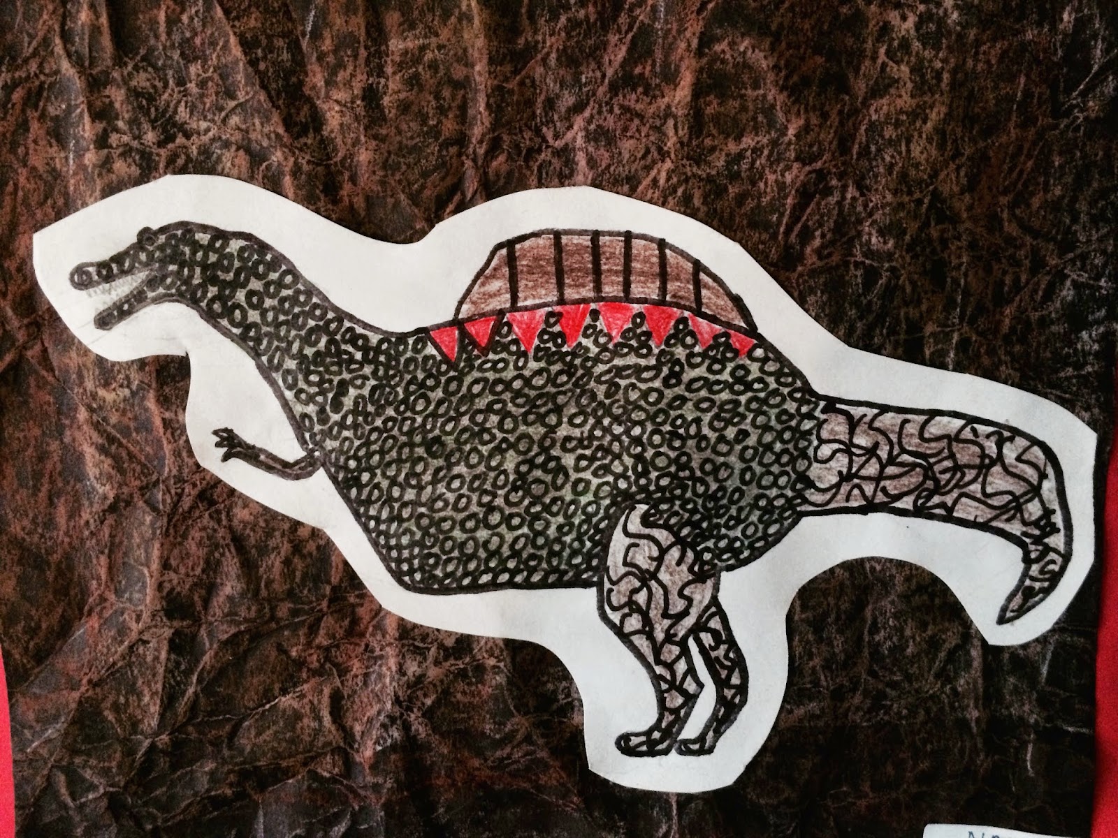 Art at Sanders Memorial: Dinosaur Designs