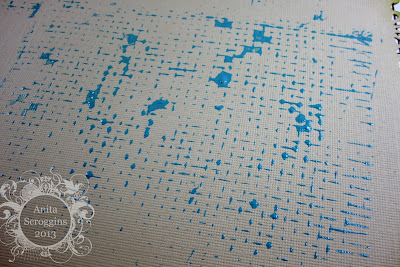 Mixed Media Tutorial - Adding Texture with Paint and Mesh Ribbon ...