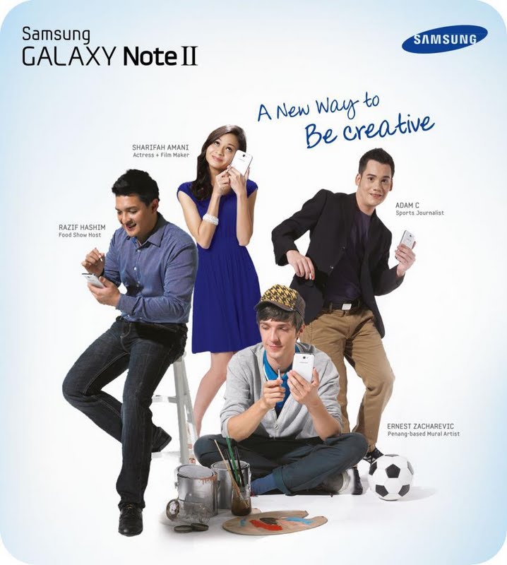 CHASING FOOD DREAMS: Samsung Galaxy Note II Be Creative Campaign ...