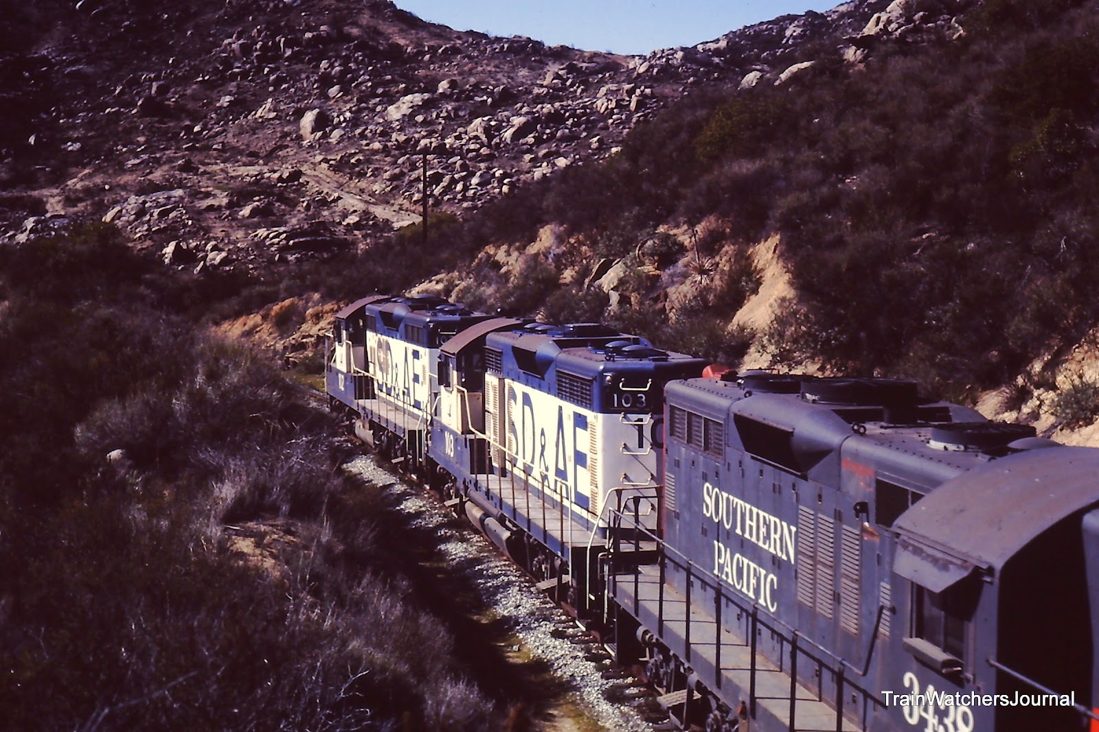 TrainWatchersJournal: Kyle Days on the SD&AE