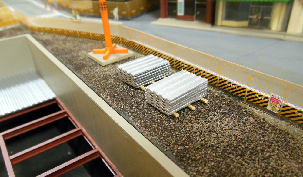 Tokyo in N Scale: Subway construction site details