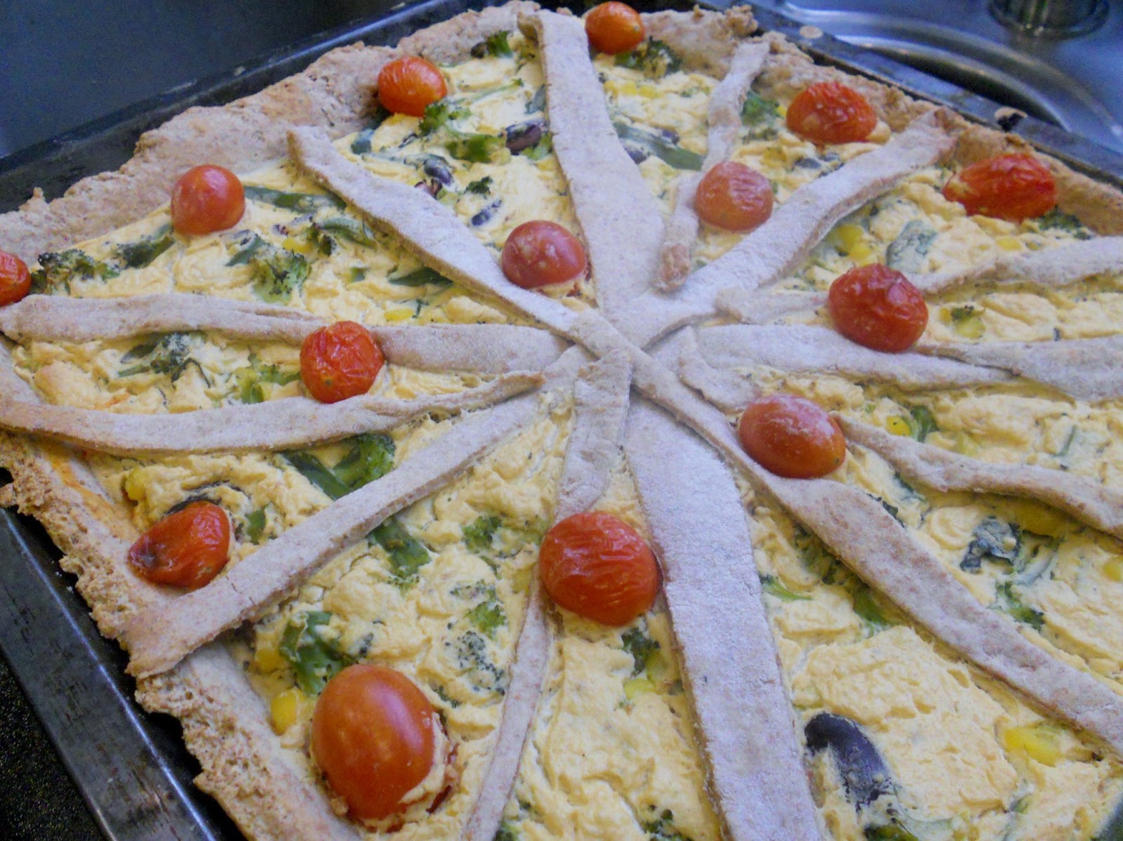 Vegan Thursday: Tofu Vegetable Pie- low fat pastry