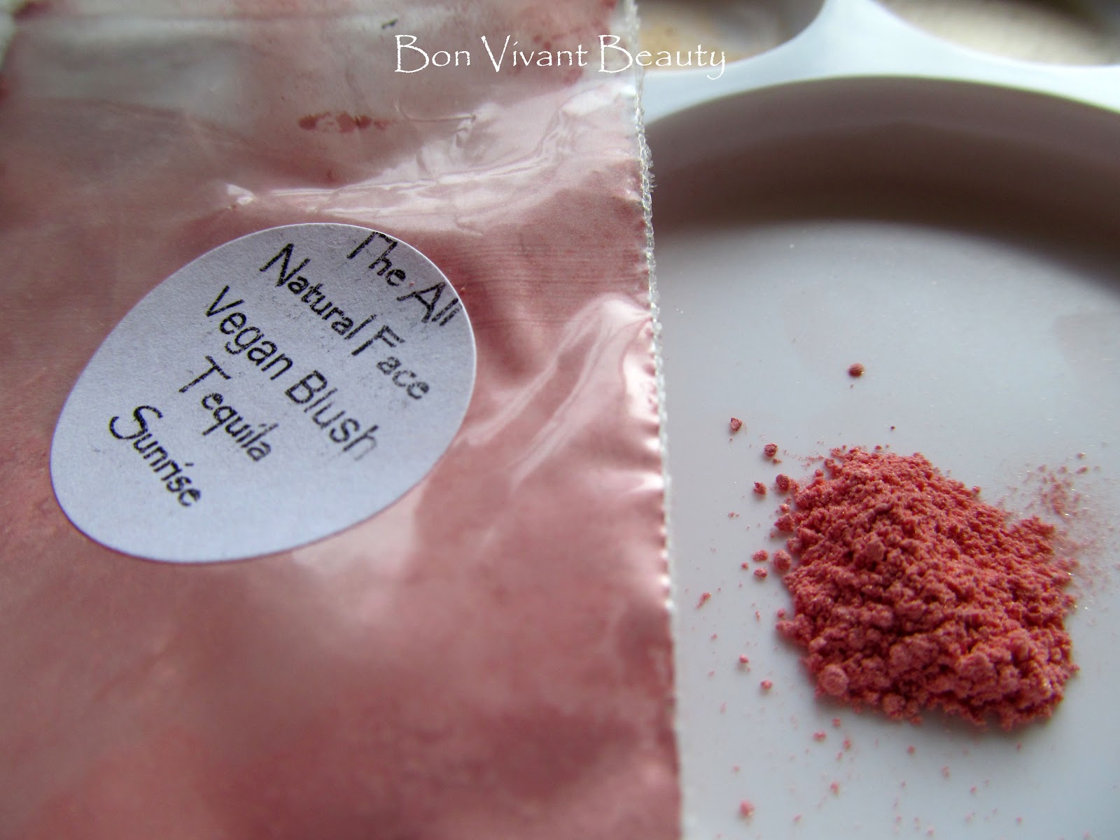 Bon Vivant Beauty: Tequila Sunrise Mineral Blush by The All Natural Face