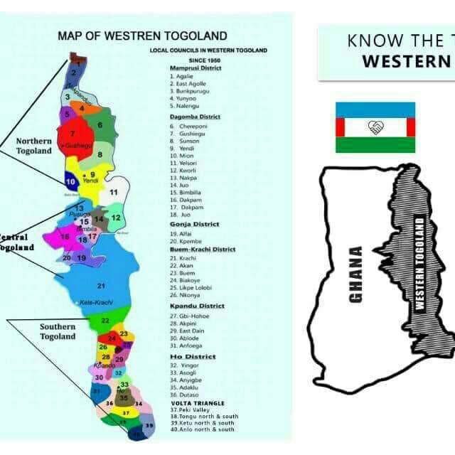 CITIZENS OF WESTERN TOGOLAND STANDS FOR THEIR INDEPENDENCE