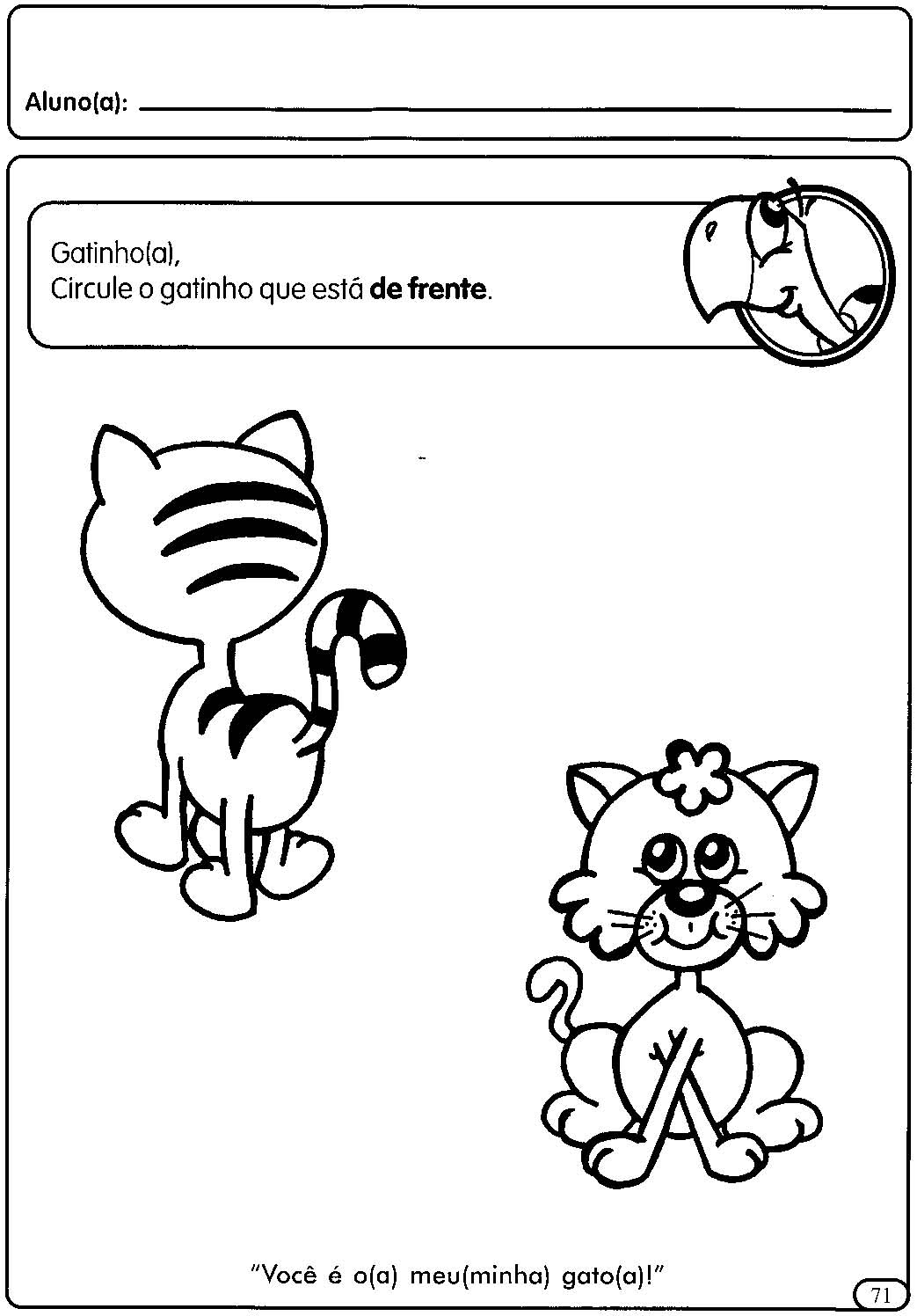 Atividades para colorir infantil: Atividades com conceitos perto e ...